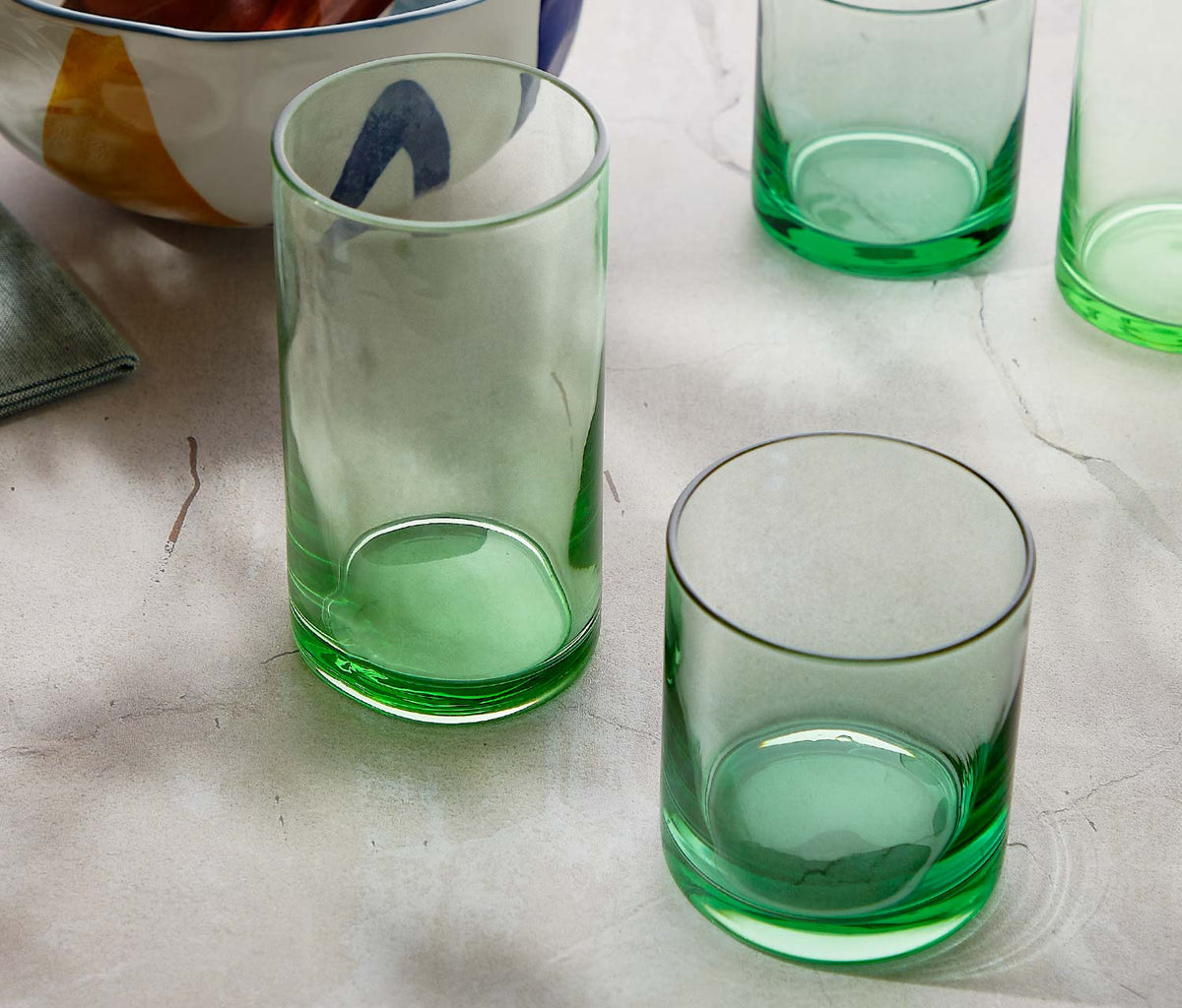 Acopa Pangea Low Drinking Tumbler Glass Set