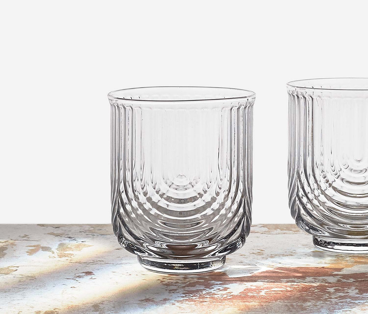 Acopa Zelda Arc/Deco Rocks Low Tumbler Glasses - Lollygag