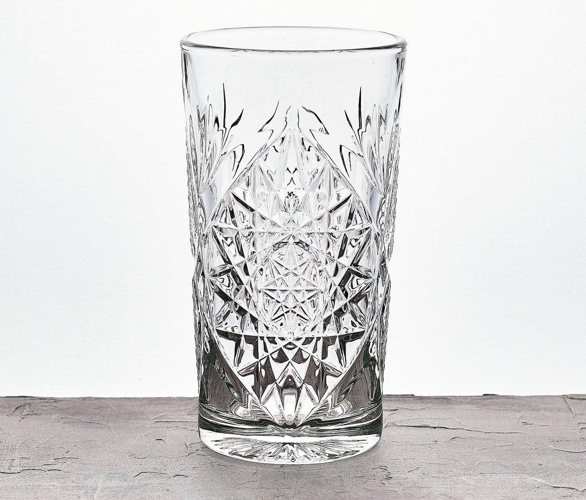 Hobstar Tall & Low Tumbler Glass Set: Libbey | Lollygag.co