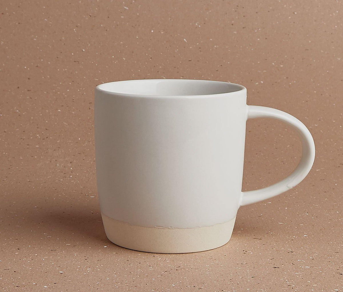 Shell Bisque Eggshell White Cappuccino Mugs – Ceramic Mugs | Lollygag