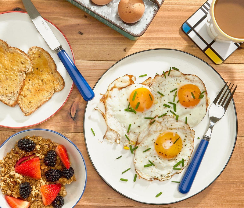 Canvas Home Tableau Black Rim Dinner Plate Set