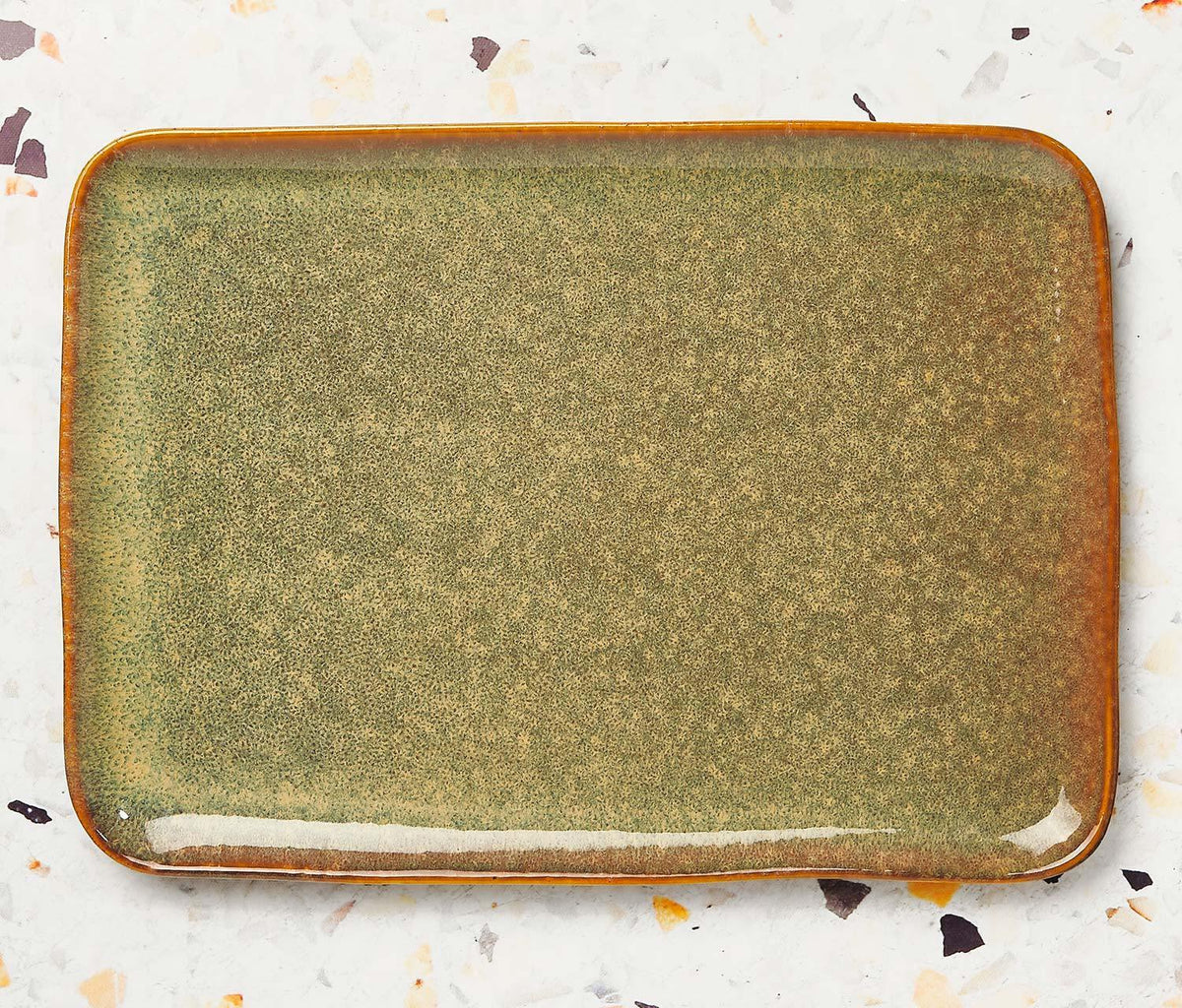 Hand glazed ceramic Stoneware Serving Platter - Lollygag