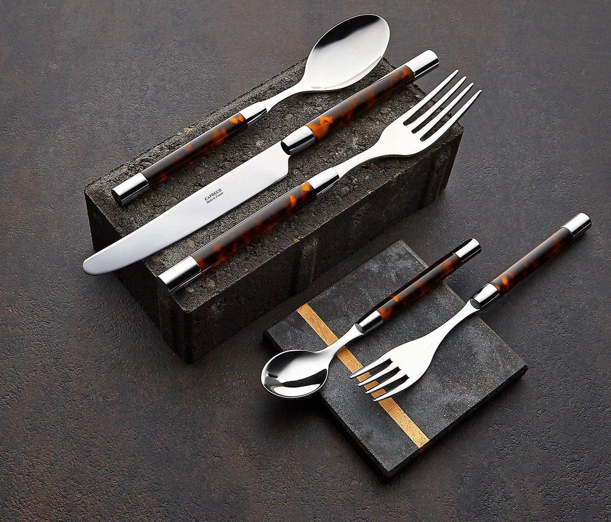 Capdeco 10PC Conty Tortoise Flatware Set | Lollygag.co