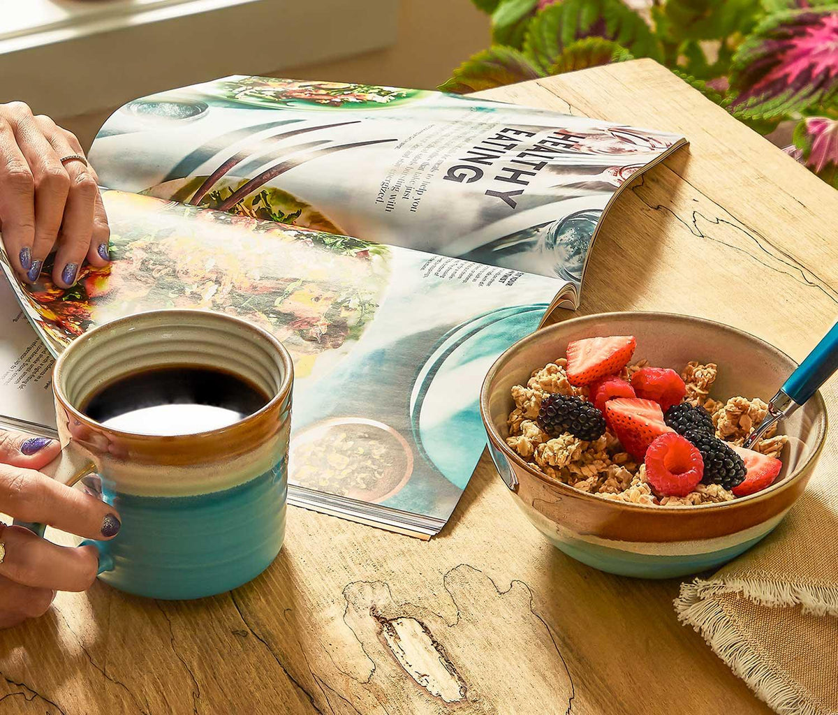 Ombre Breakfast Dish Set - Lollygag